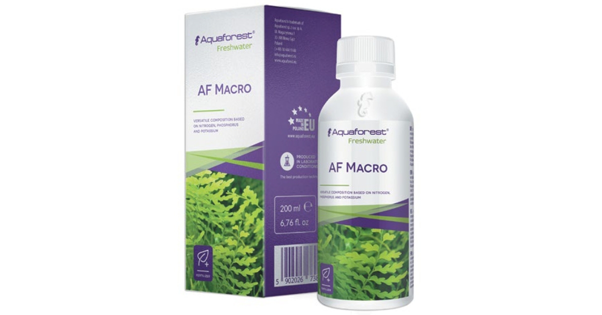 AQUAFOREST AF Macro 200 ml engrais concentré en macro-éléments NPK pour les aquariums plantés ...